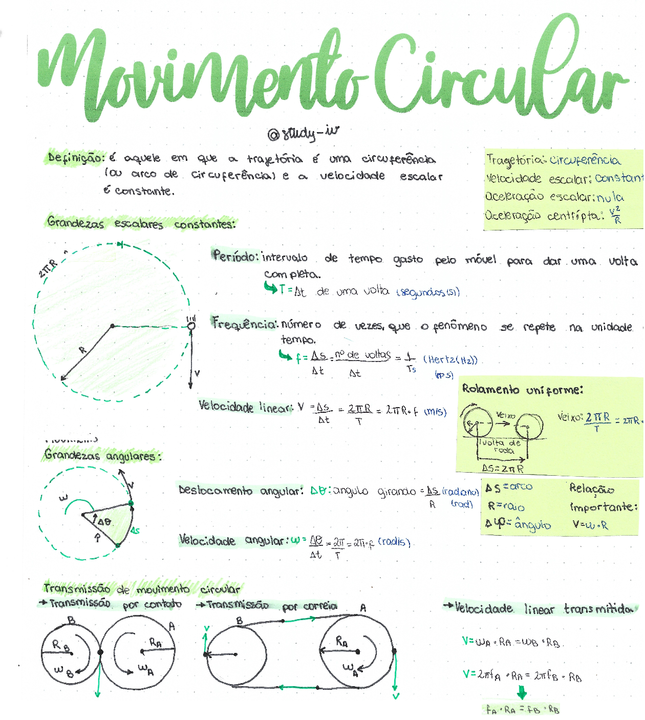 Exemplos De Movimento Circular